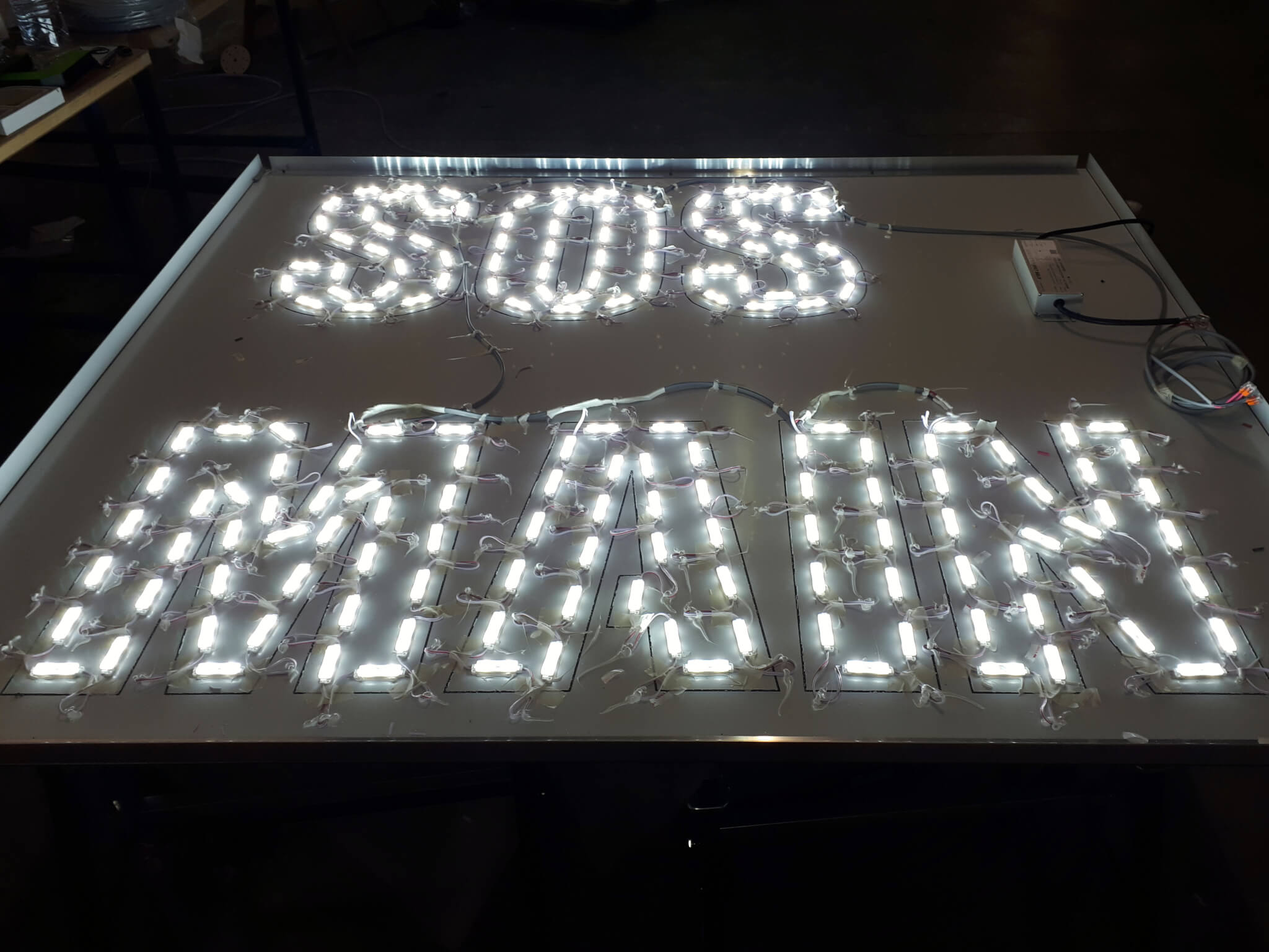 Enseigne lumineuse bloc led pour ICMMS -Villeurbanne - SES Enseignes et ...